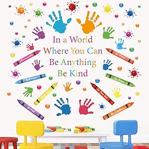 Amazon.com: Colorful Inspirational Quotes Wall Decals Vinyl Paint ...