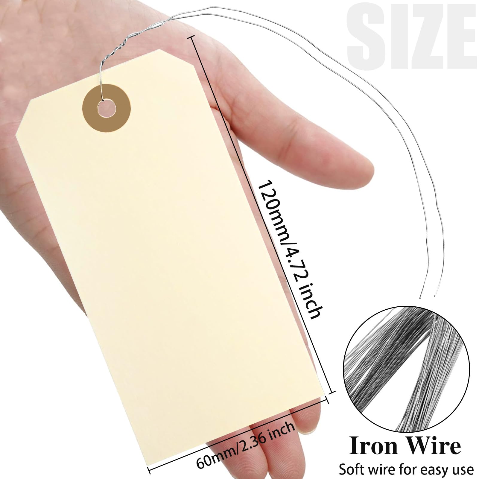 Manila Gift Tags Reinforced Product Labels Custom Reinforced Eyelet