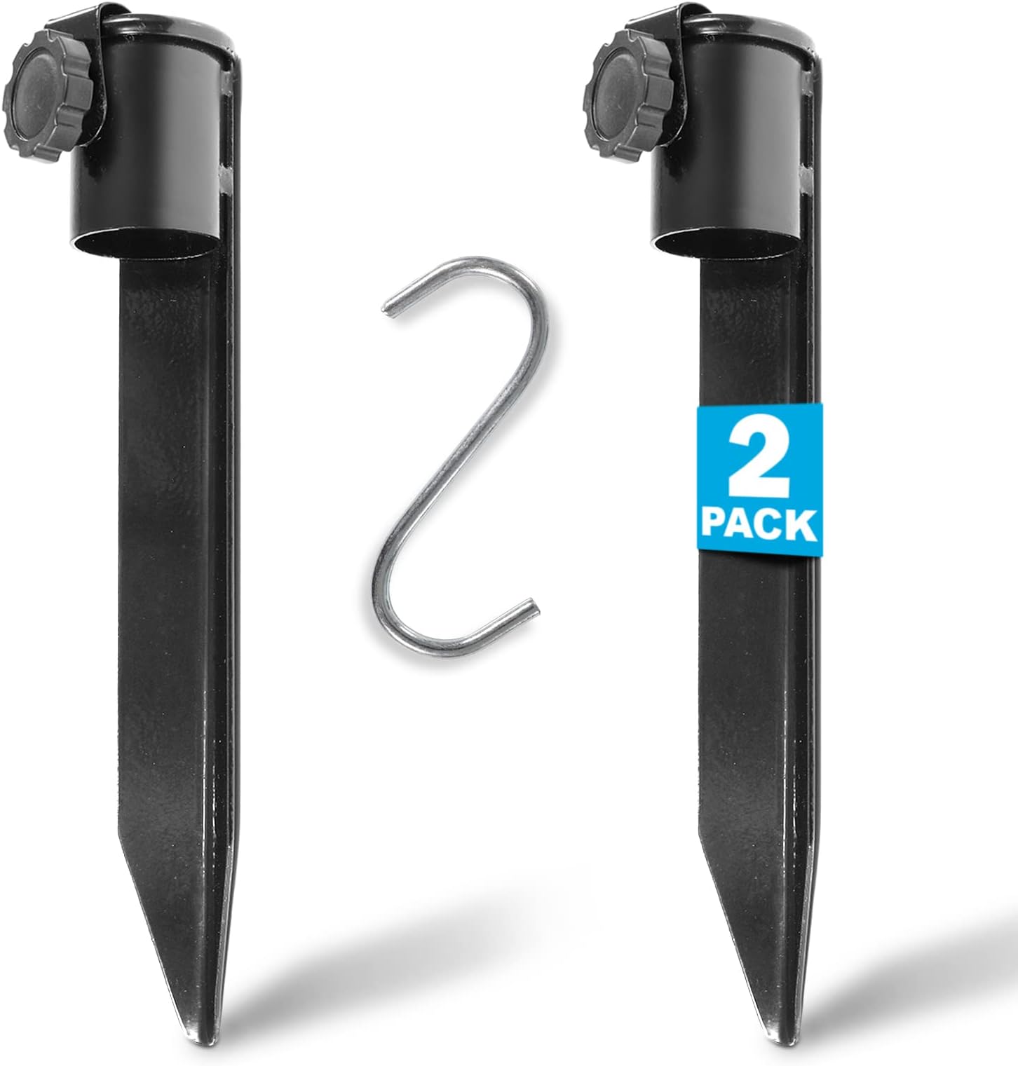 Amazon.com : Wdwlbsm 4 Pcs Steel Torch Stakes,Garden Stakes for Outdoor ...