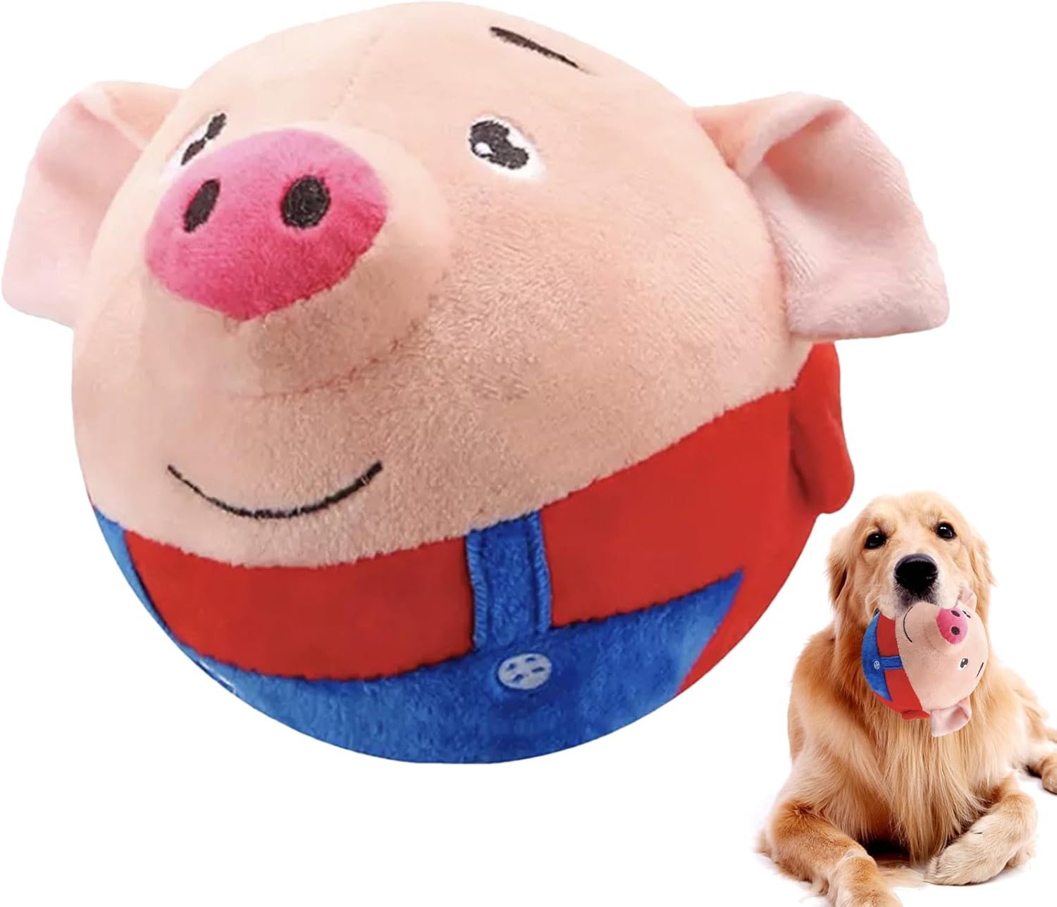 Amazon | 話す動物のぬいぐるみ、歌う電動ぬいぐるみ、快適なインタラクティブぬいぐるみ、多目的豚ぬいぐるみ抱き枕、ペット、猫、小型犬 ...