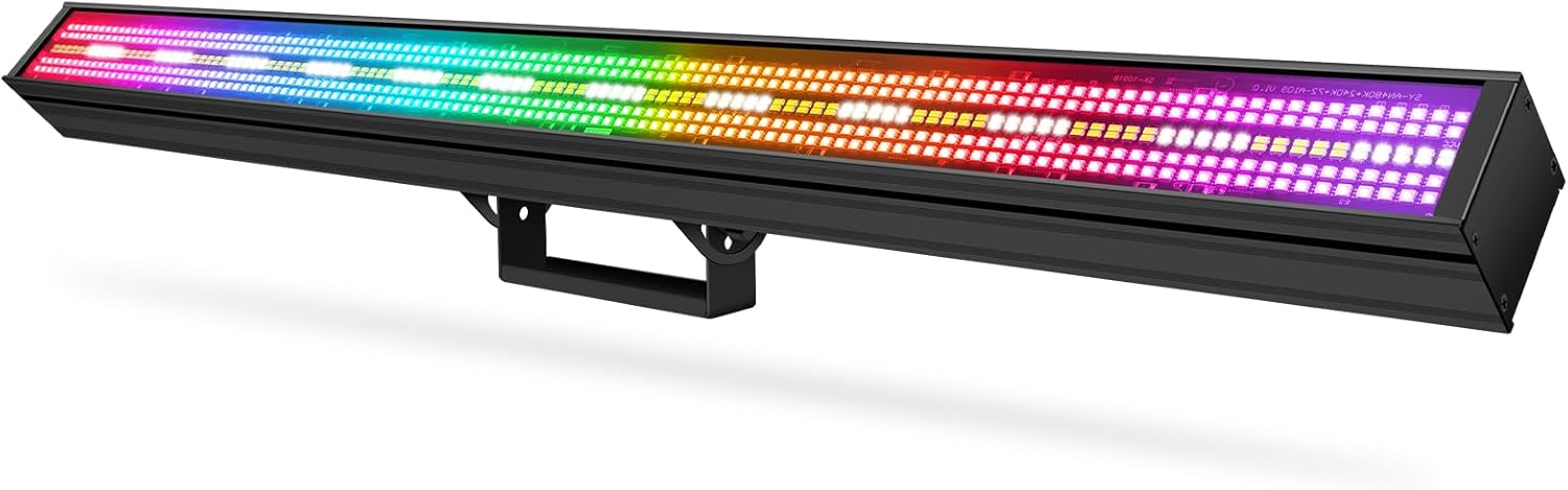 Amazon.com: 200W Stage Strobe Light Bar - YeeSite 720LED DMX DJ Wash ...