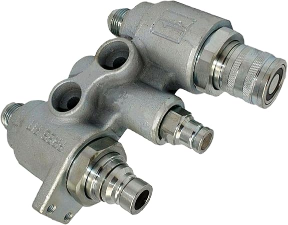 Amazon.com: UOYETIB 7246783 4BD4FH Hydraulic Coupler Manifold Block ...