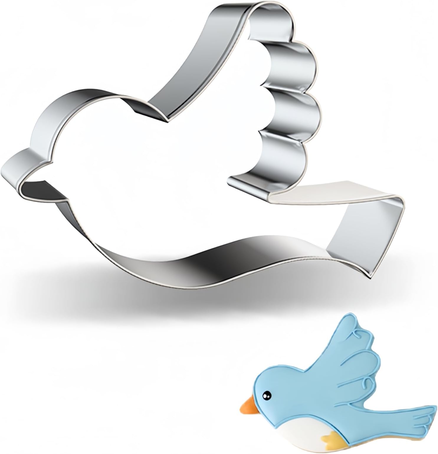 Amazon.com: Large Simple Bird Cookie Cutter 6 x 4.25 inches ...