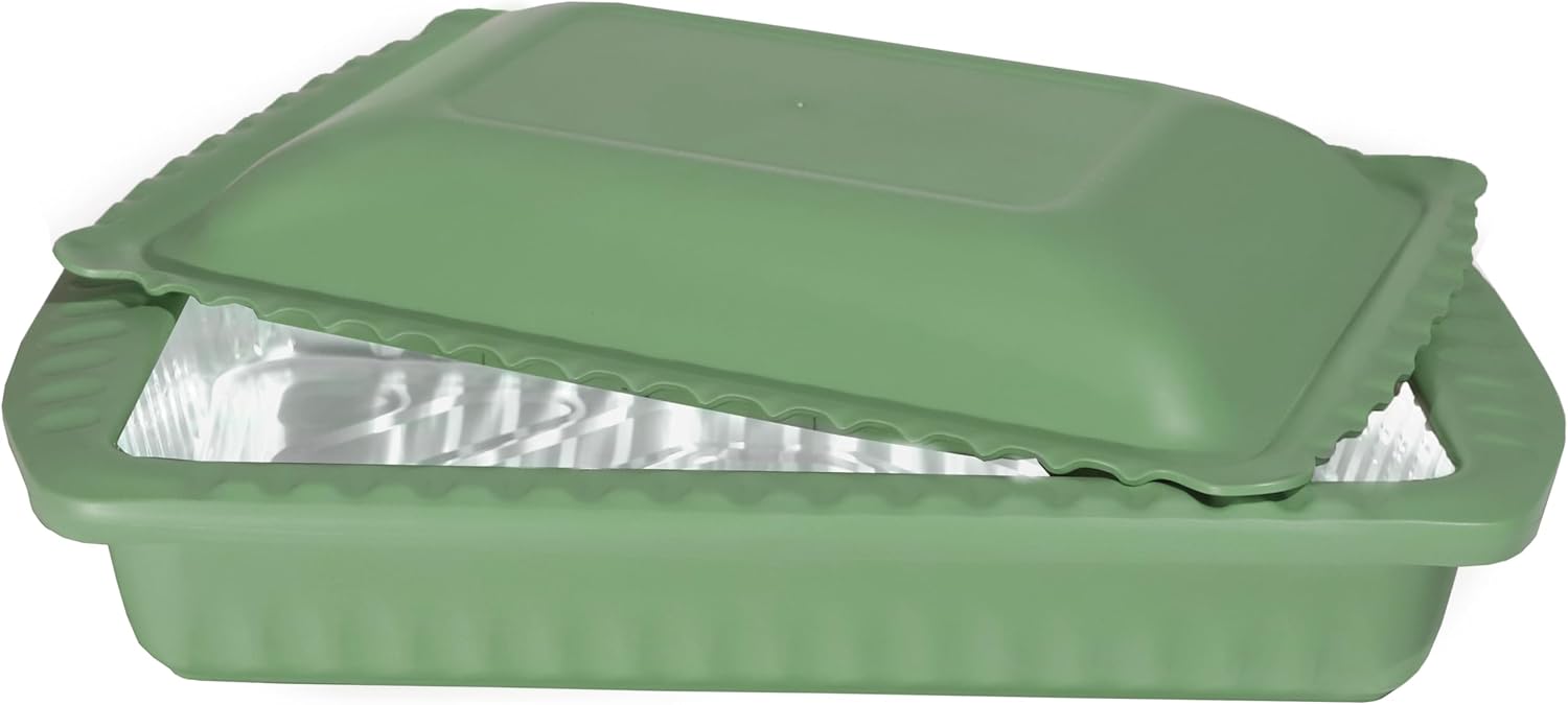 Amazon.com | Foil Decor Serving and Casserole Carrier for 9x13x2 Foil ...