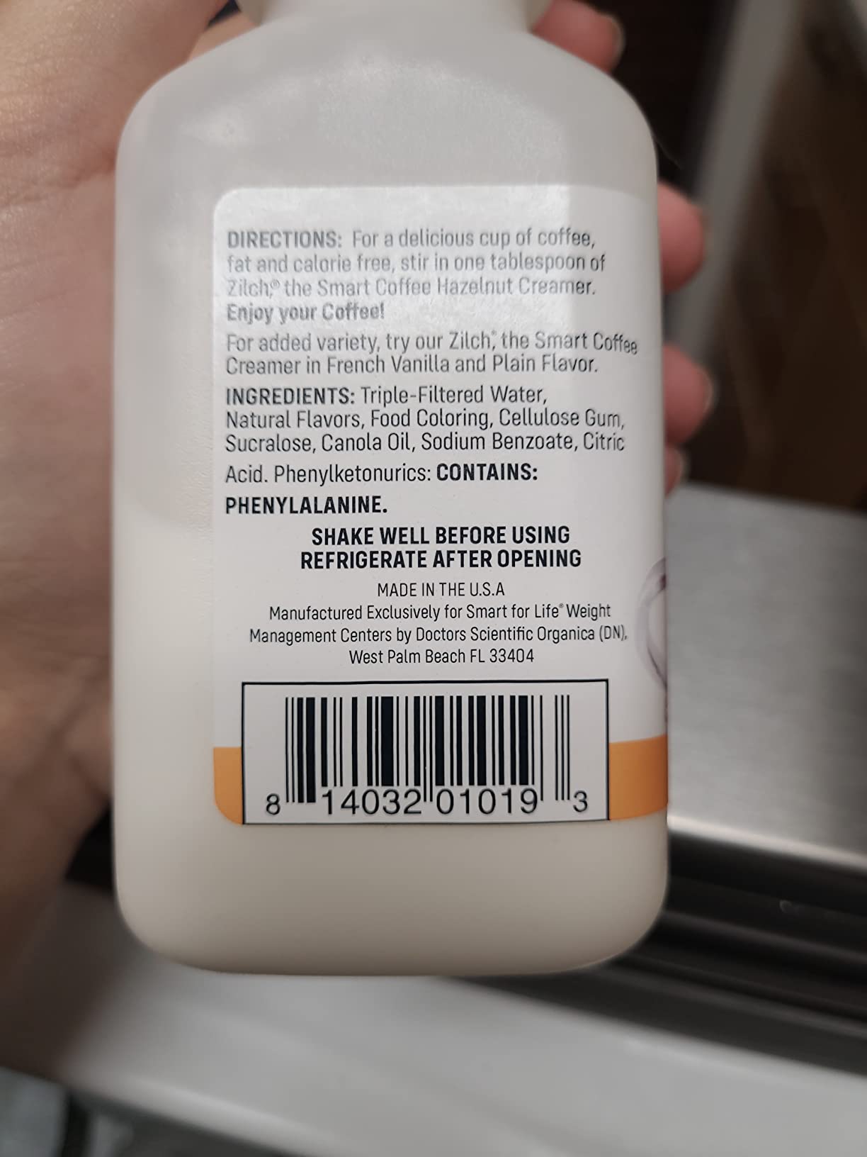 Amazon.com : Smart for Life Zero Calorie Coffee Creamer - Guilt Free ...