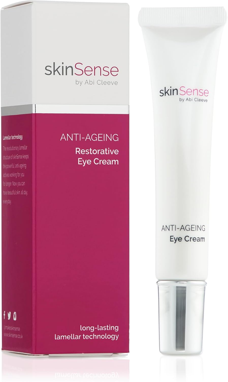 skinSense by Abi Cleeve Skinsense Crème réparatrice anti-âge pour les yeux 15 ml : Amazon.com.be ...