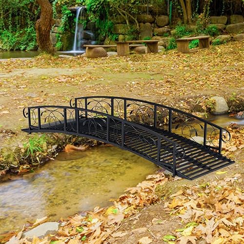 Walmart Metal Garden Bridge Amazon.com : JSUN7 Metal Garden Bridge 8FT