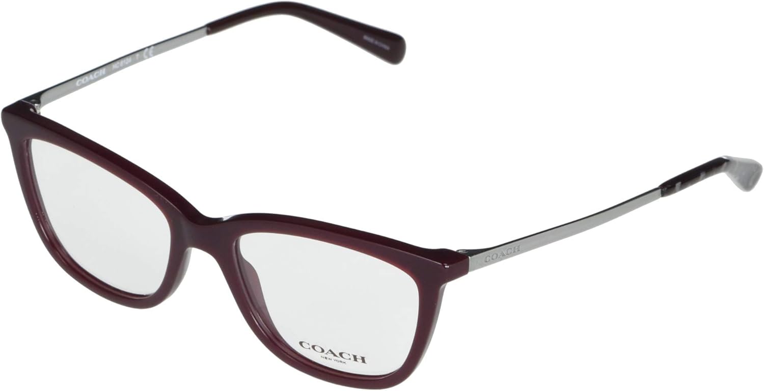 Coach HC6124 Eyeglass Frames 5509-51 - Solid Oxblood HC6124-5509-51 at ...