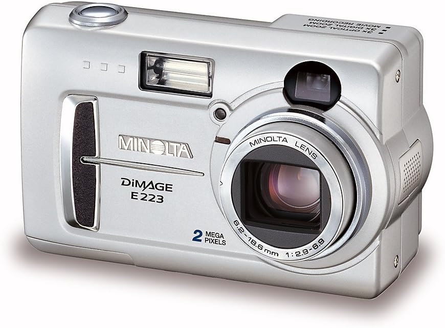 Amazon.com : Minolta Dimage E223 2.1MP Digital Camera w/ 3x Optcial ...