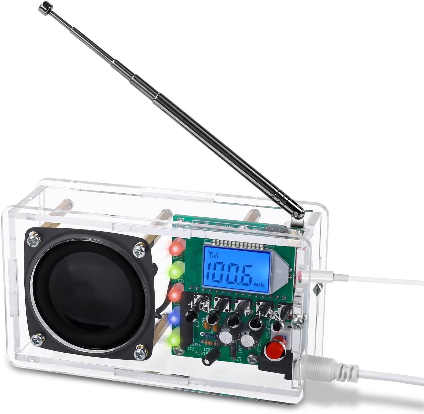 DONGKER FM Radio Kits, Lötprojekte DIY Elektronik Kits Digitalradio FM ...