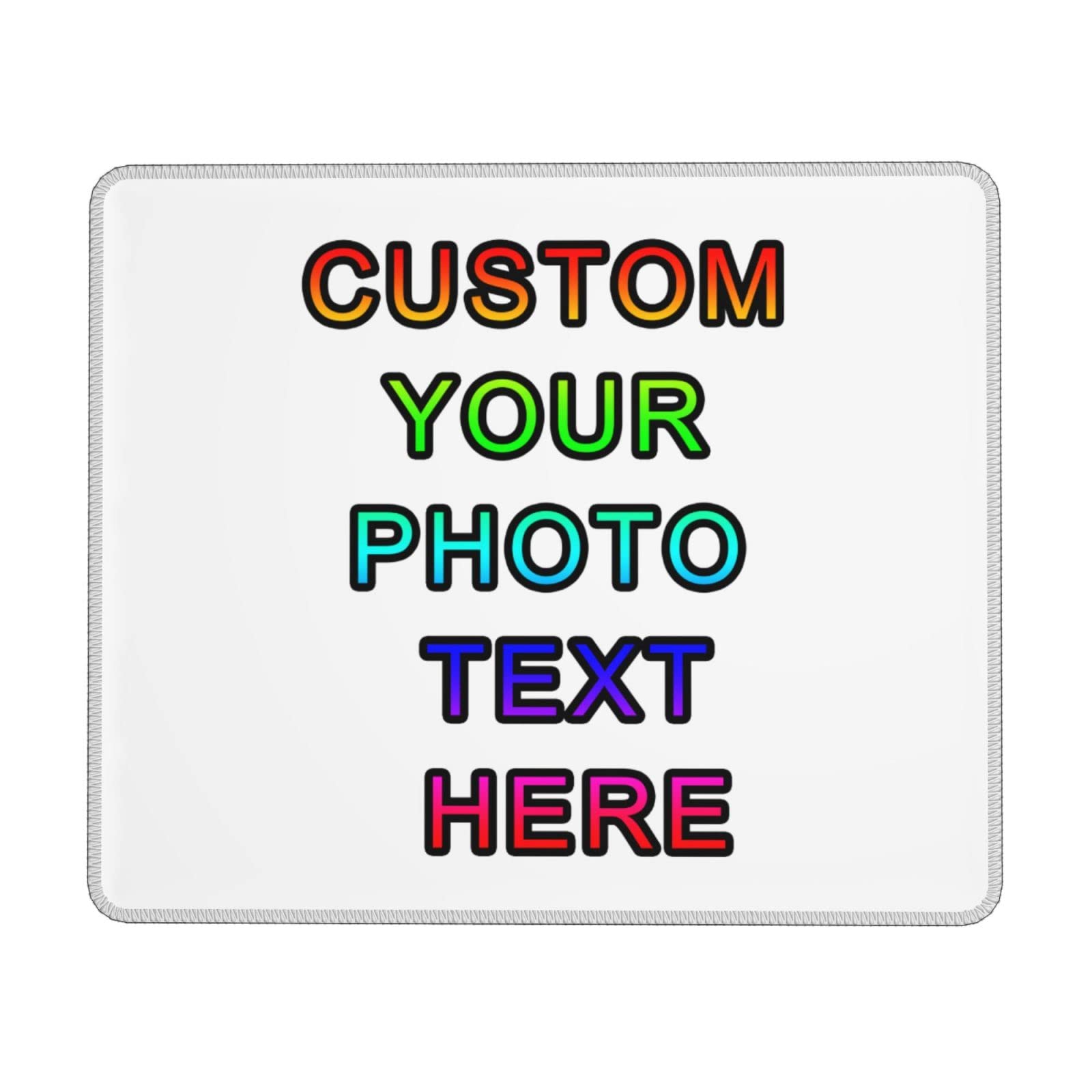 Amazon.com: Custom Mouse Pad, Mouse Pad with Photo Text Personalized ...