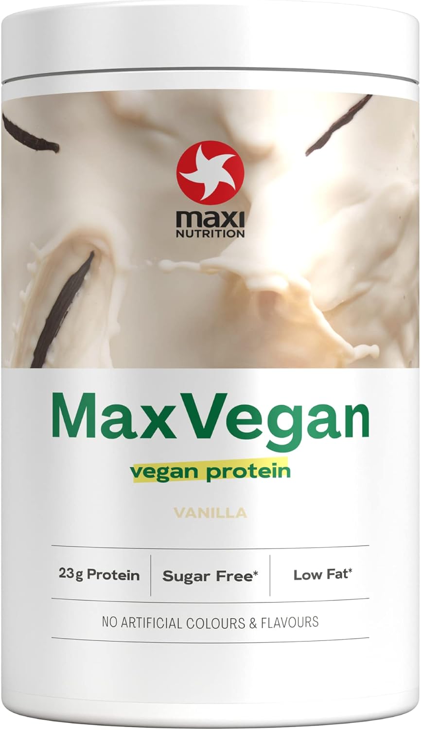 MaxiNutrition - MaxVegan Protein Powder, Vanilla - Plant Based Protein ...