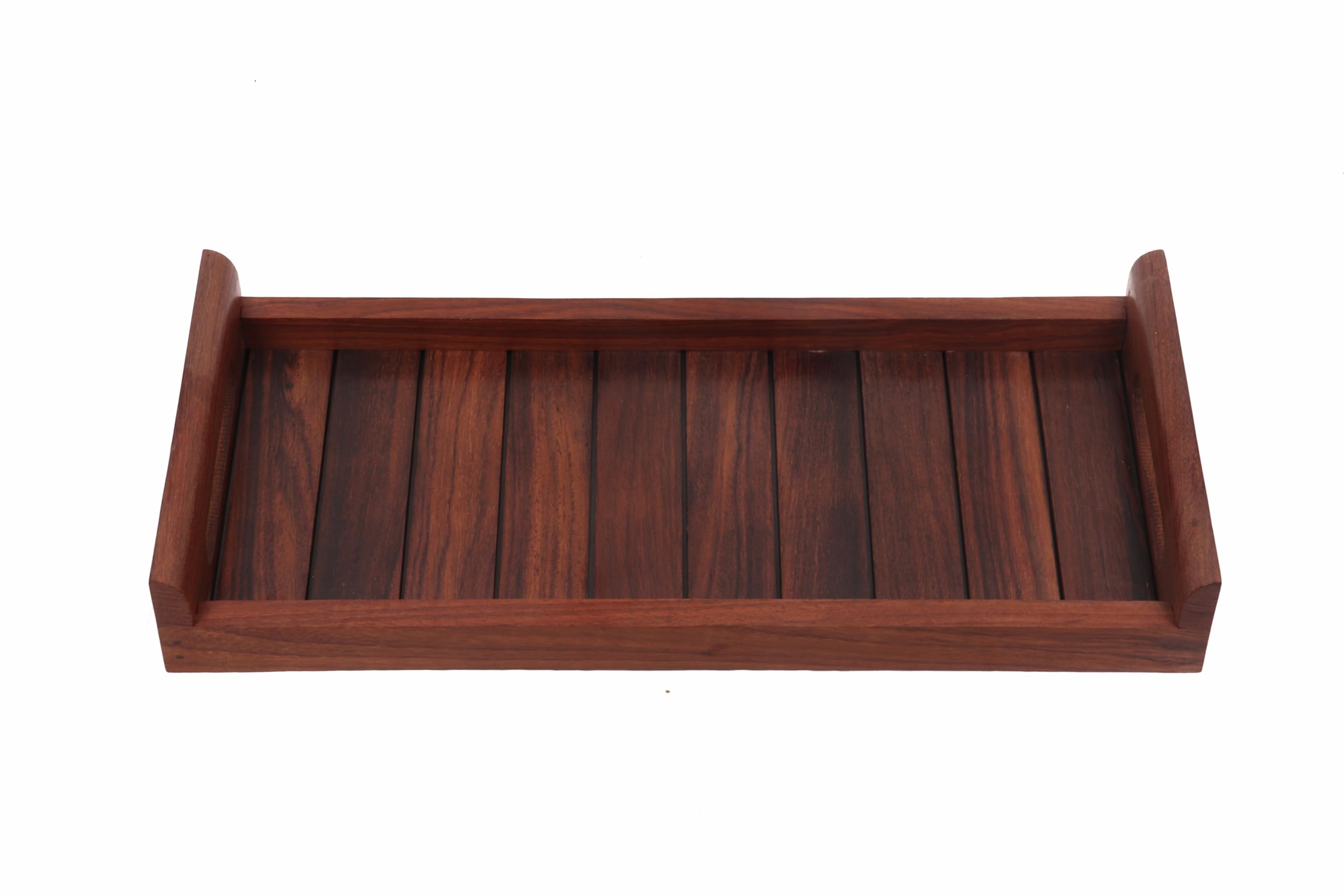 Amazon.com: Classic Wooden Handicrafts Wood Serving Tray, Rectangular ...