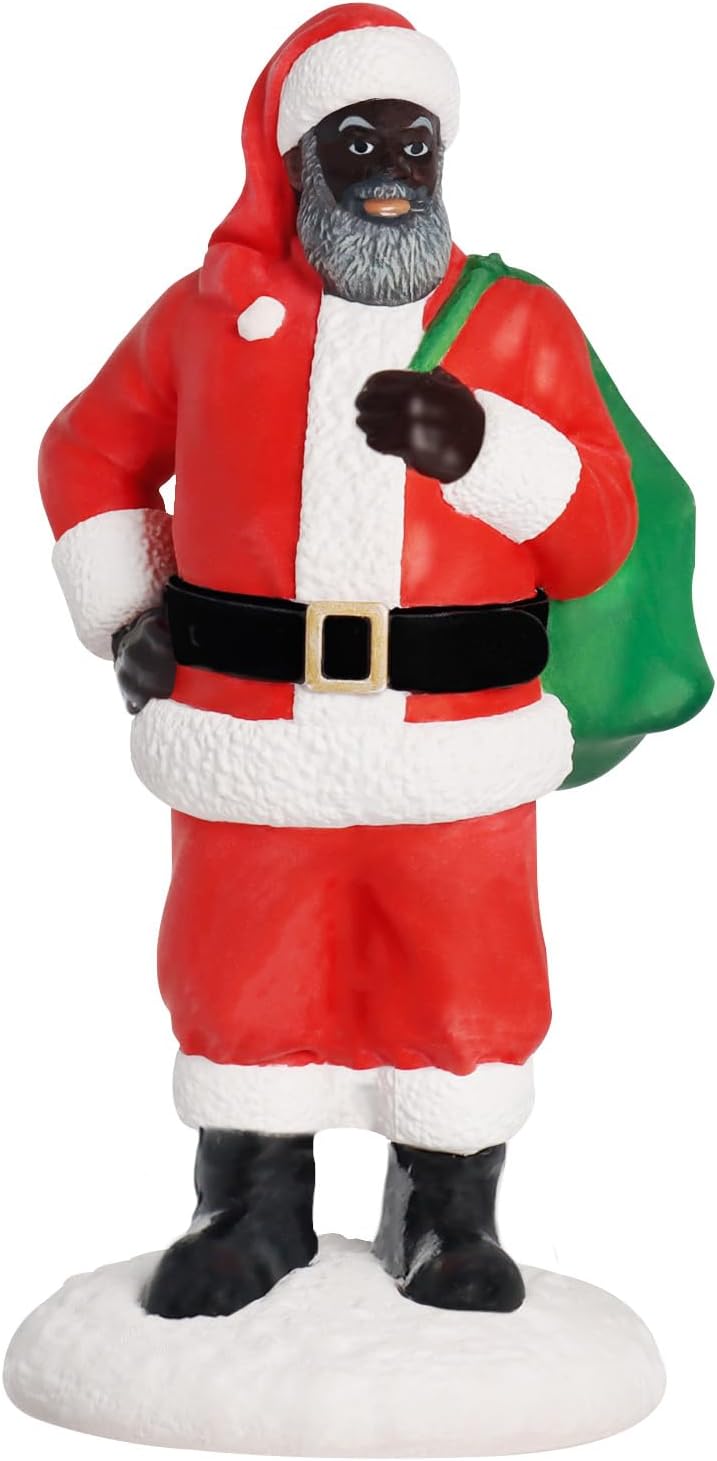 Amazon.com: Bbiamsleep 3.85 Inch Black Santa African American Santa ...