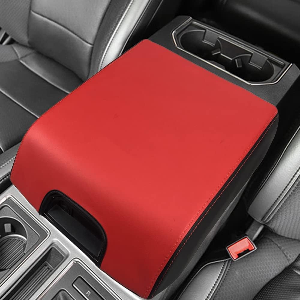 Amazon.com: XITER 1PC Leather Center Console Armrest Box Cover ...