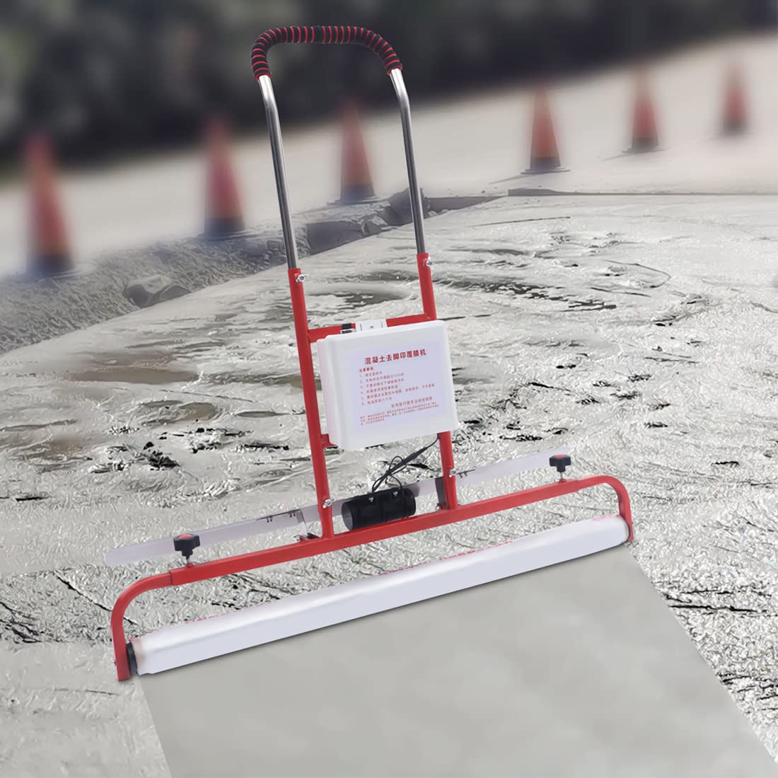 Amazon.com: Concrete Screed Machine Electric Concrete Vibration Screed ...