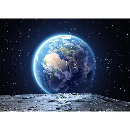 Amazon.com : Baocicco 7x7ft Backdrop for Blue Earth Seen from The Space ...