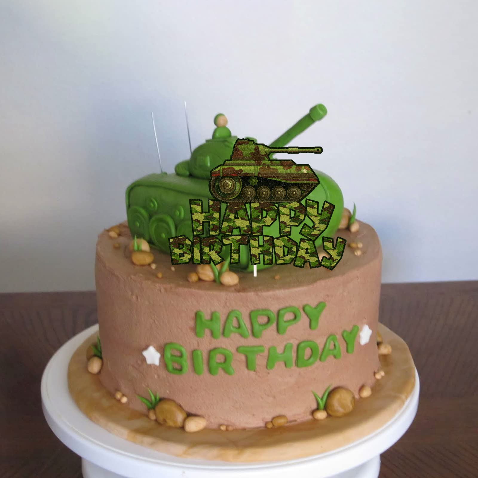 Tank Birthday Cake