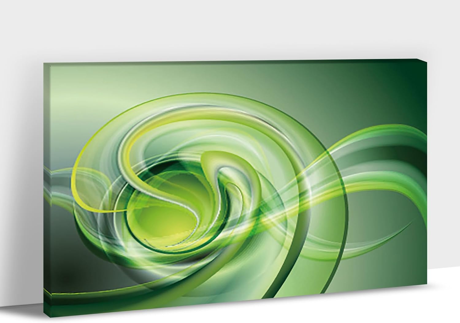 Amazon.com: BUTURCAR Abstract Wall Art - Green Abstract Canvas Prints ...