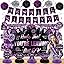 Amazon.com: Purple Black Farewell Party Decorations We Will Miss You ...