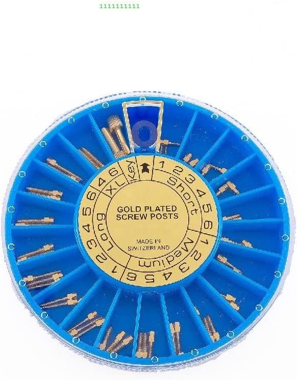 Ledona Gold Plated Screw Posts Complete Kit - 240 Posts + 1 Hollow & 1 ...