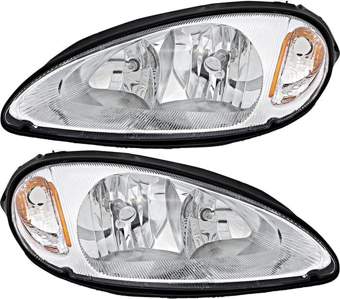 Amazon.com: For Chrysler PT Cruiser Headlights Lamps Set 2001 2002 2003 ...