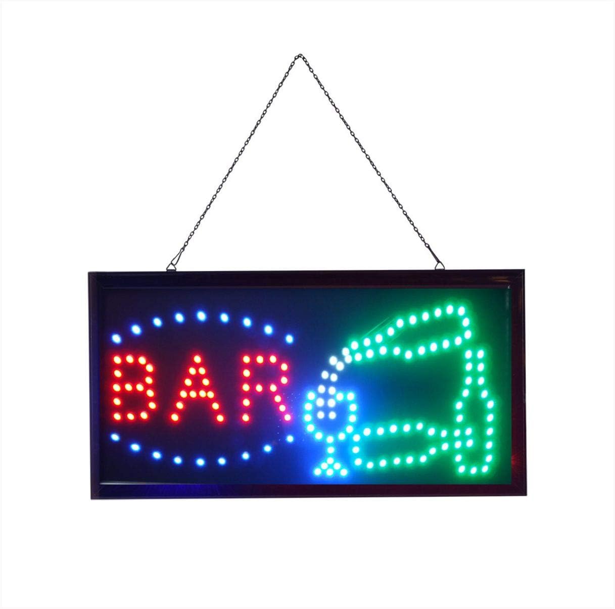 = BAR LED SIGN =SUPER BRIGHT PROFESSIONAL POWERFUL ANIMATED FLASHING ...