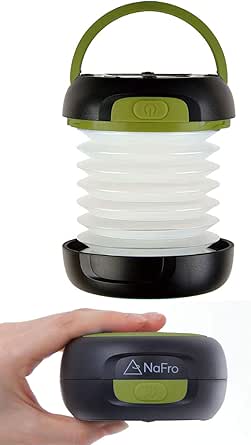 Amazon.co.jp: 鎌倉 NaFro ナフロ 「意外と便利なランタン グリーン」 LEDランタン 充電式 ソーラー キャンプ スマホ充電 led LED ランタン ledライト トーチ ...