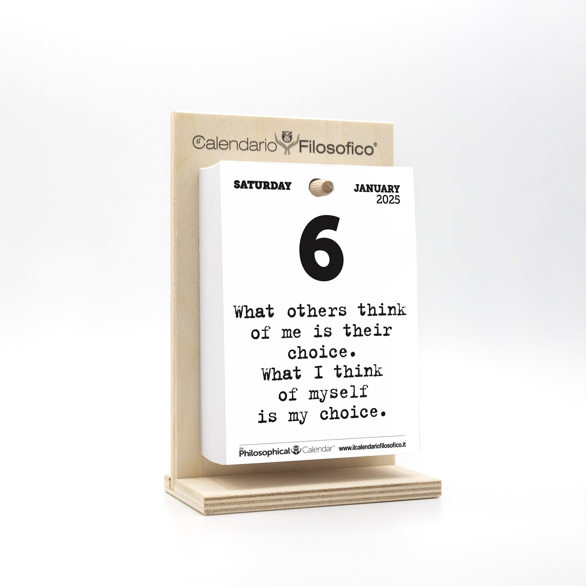 Inspirational Calendar For Women Friends Calendar 2025 With Wooden ...
