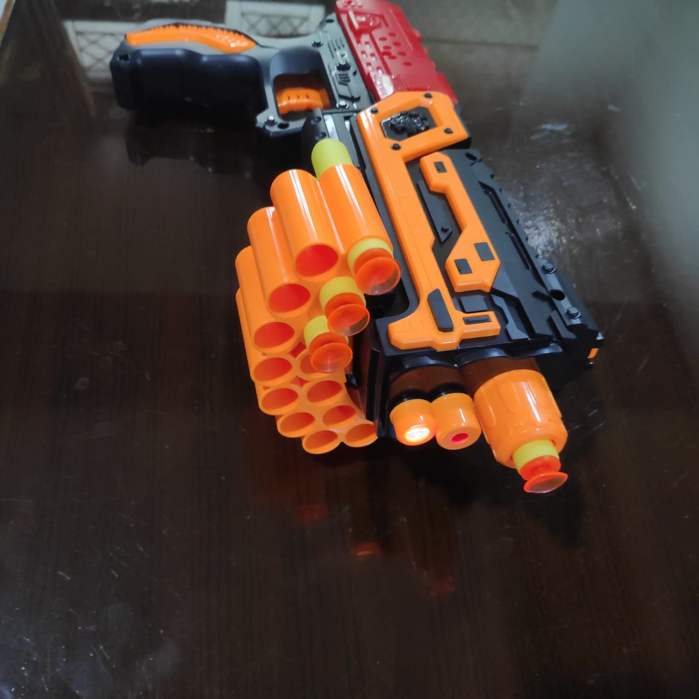 Wembley Blaster Guns with Laser Light & Music, Foam Bullets with 14 ...