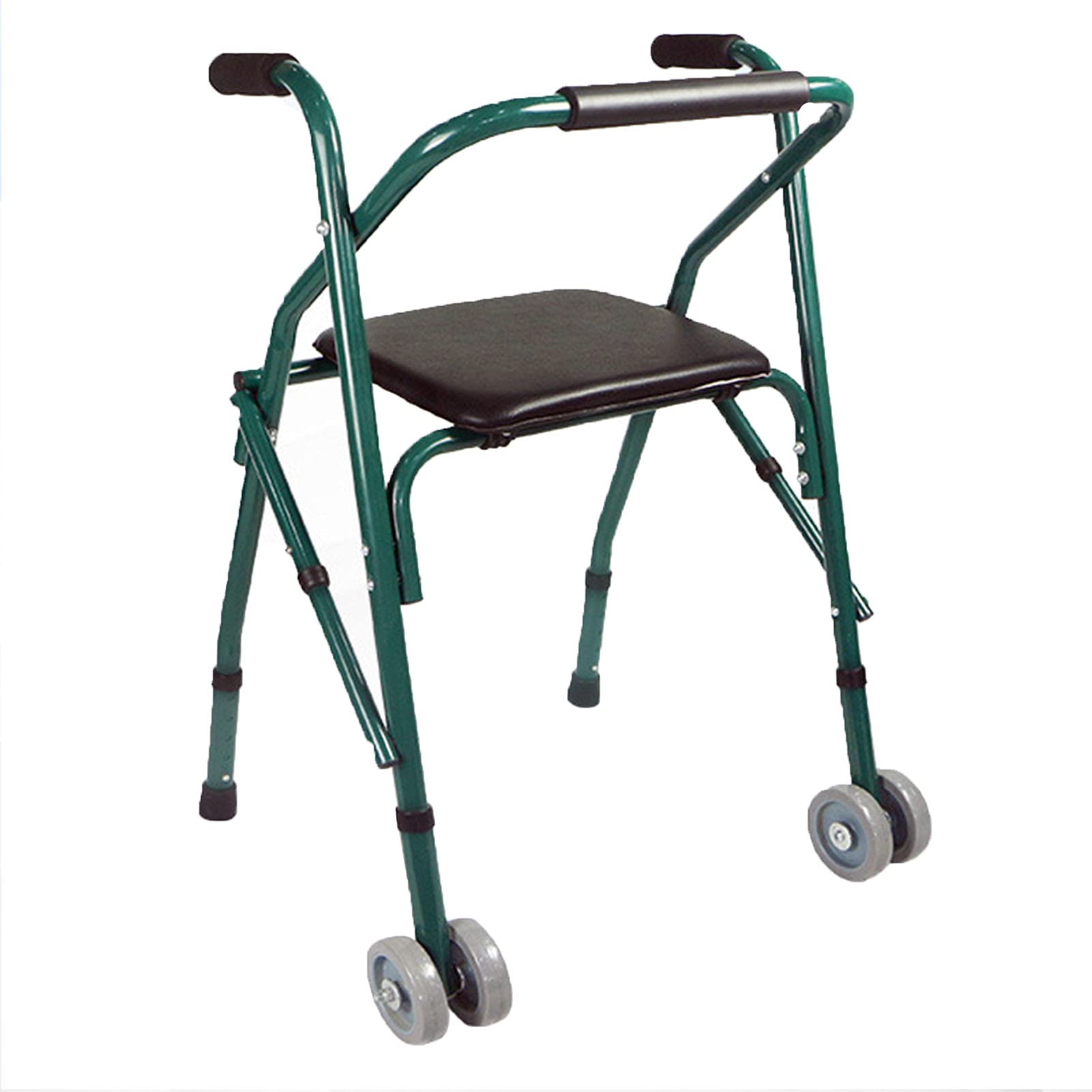 Adjustable Height Upright Rollator Walker Upright Posture Rolling ...