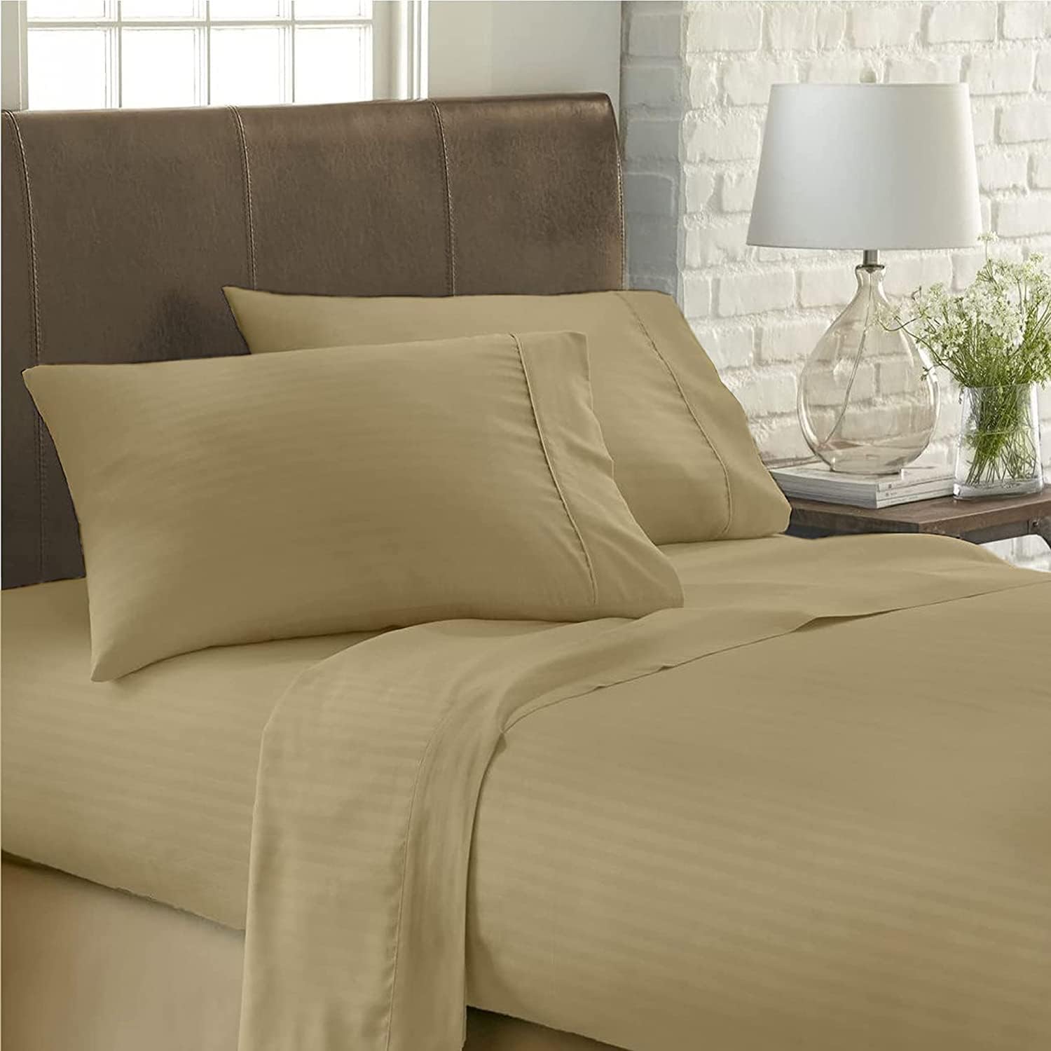 Amazon.com: Split Queen Sheet Sets for Adjustable beds, fit Mattress ...