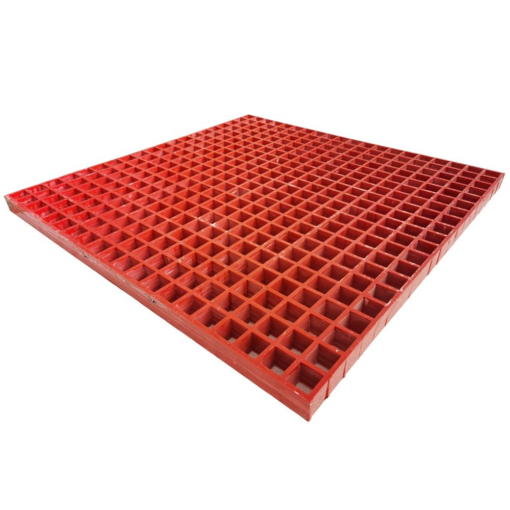 Fiberglass Plastic Floor Gridfloor Grating With Grit High Strength