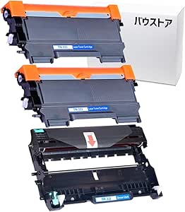 Amazon.co.jp: バウストア ブラザー brother TN-27J DR-22J 互換トナーカートリッジ 2個 互換ドラムユニット1個セット 対応機種: DCP-7060D DCP ...