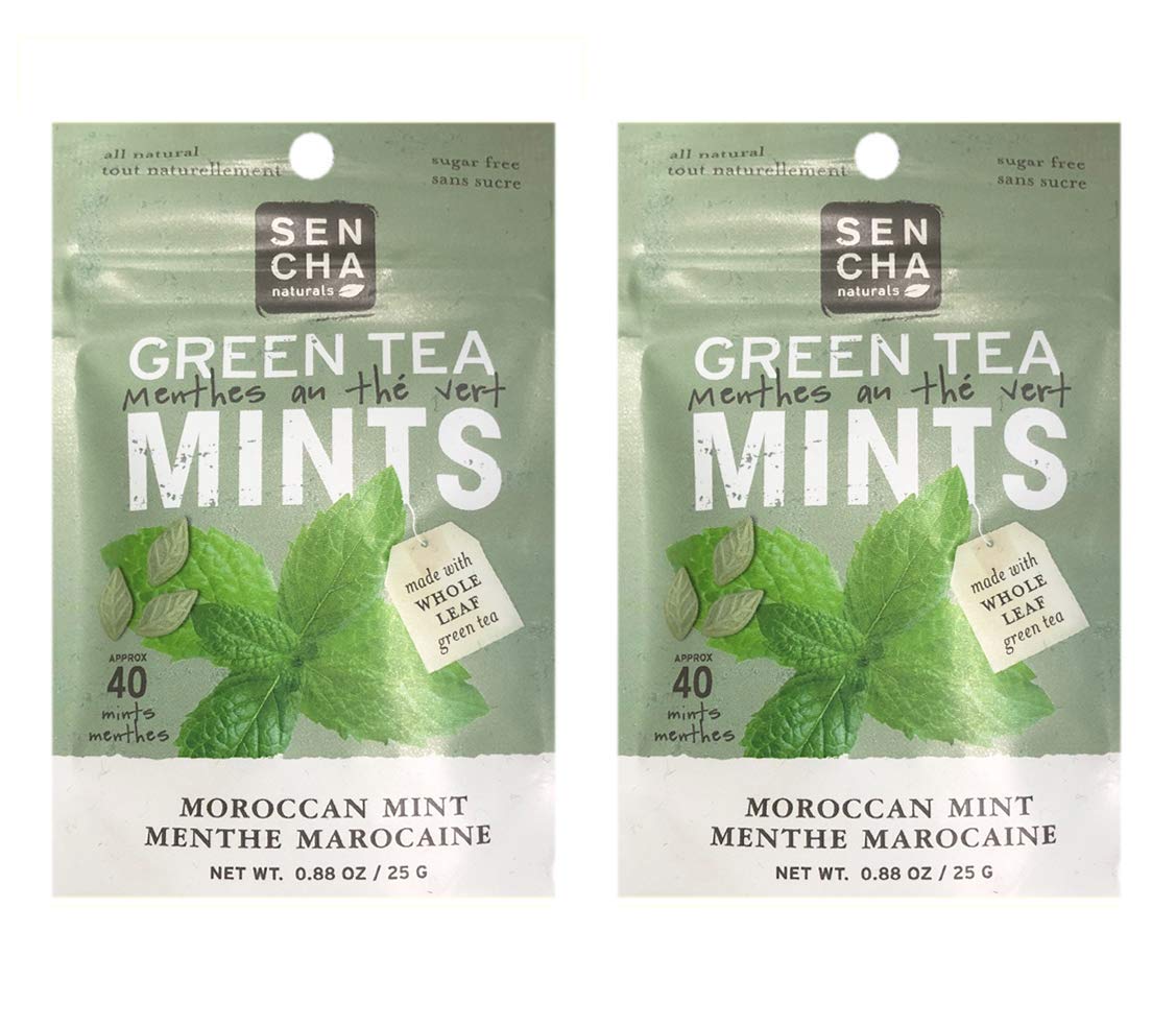 Amazon.com : Sencha Naturals Moroccan Mint Green Tea Mini Bag 0.88oz (6 ...