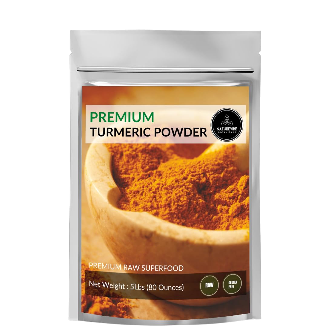 Amazon.com : Premium Quality Turmeric Root Powder with Curcumin, 5lbs ...