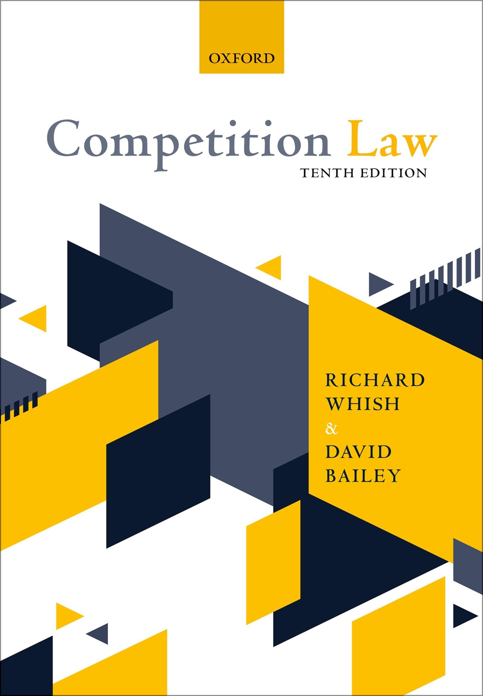 Competition Law: Whish, Richard, Bailey, David: 9780198836322: Amazon ...
