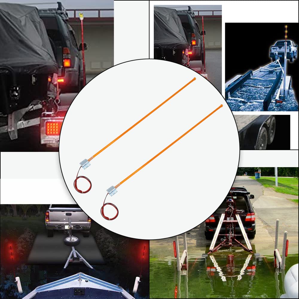 TIANMEIYI Trailer Guide Lights, Boat Outfitting LED Lighted Trailer ...