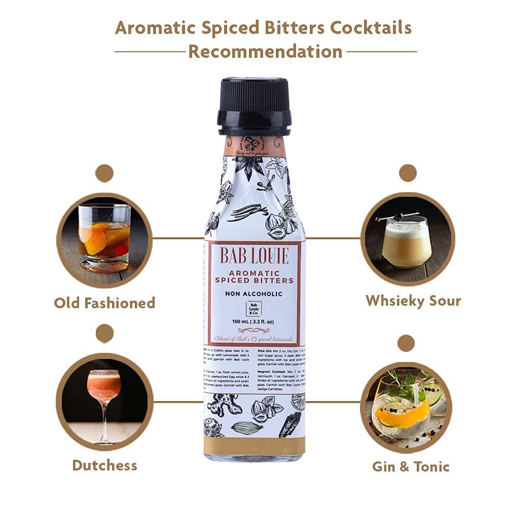 Bablouie Aromatic Bitters For Cocktail Mix | India's First Non ...