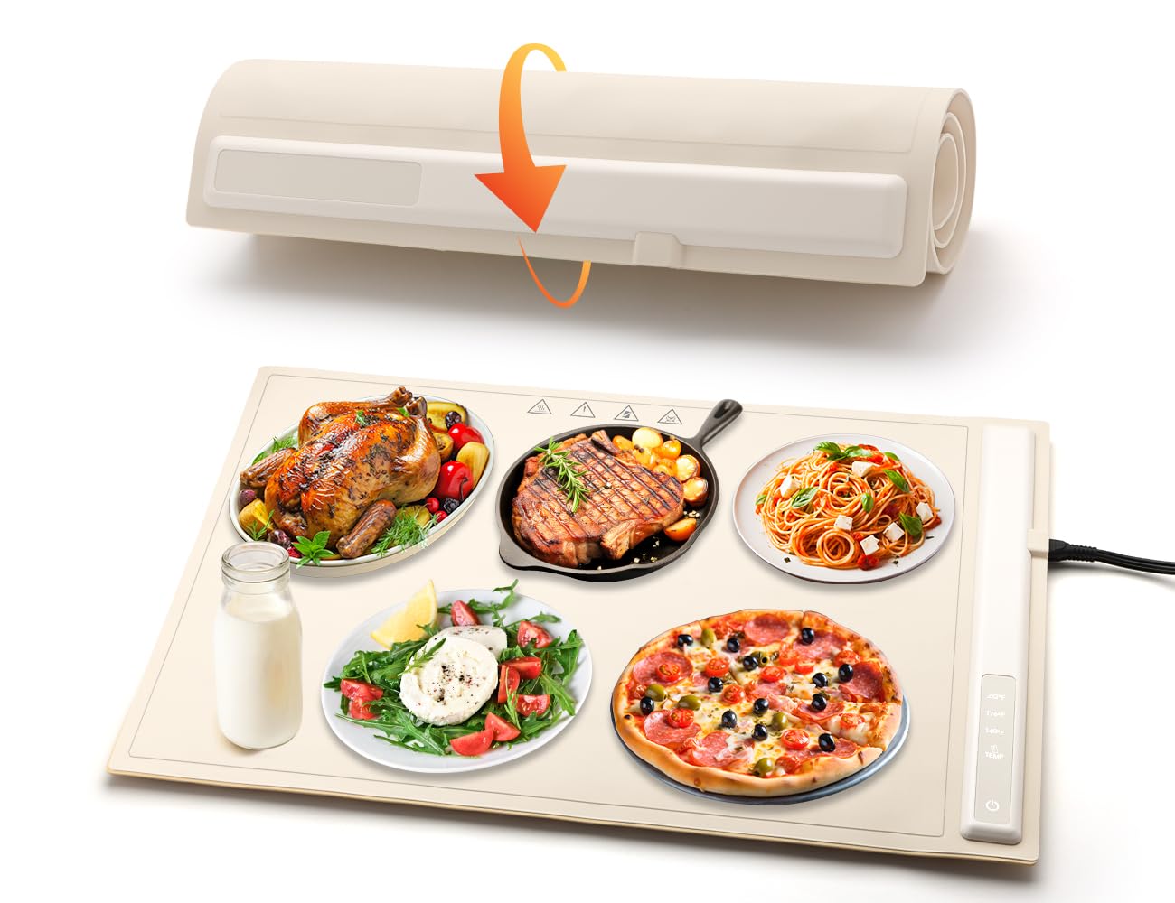 Amazon.com: Food Warming Mat, Electric Warming Tray Full Surface for ...
