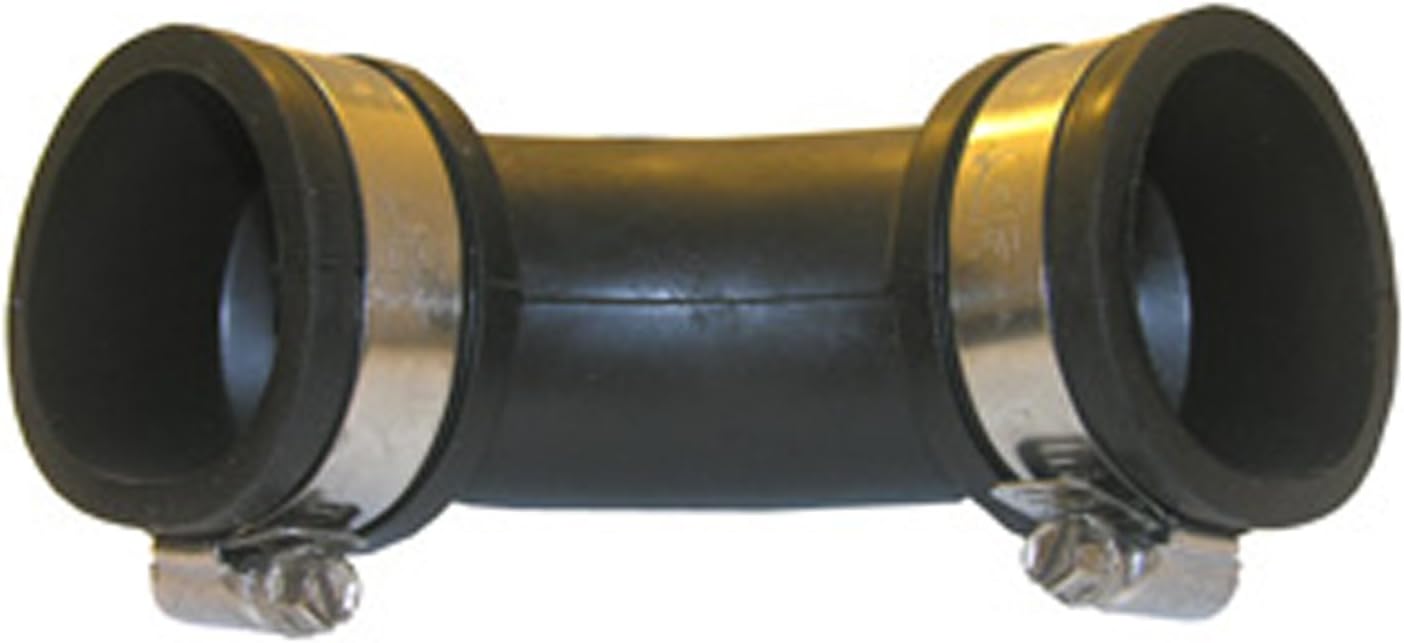 Amazon.com: Fernco 2" Flexible PVC 90-Degree Elbow Includes Optional 1. ...