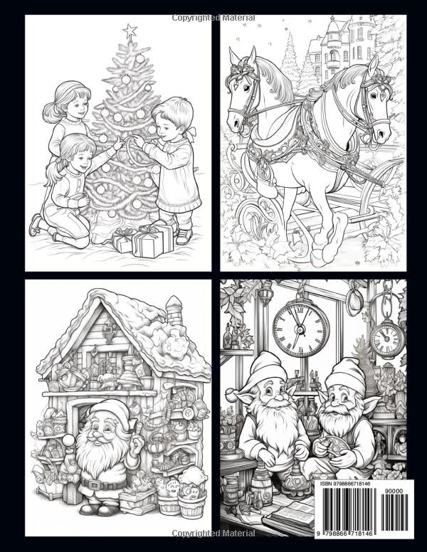 Creative Haven Christmas Charm Coloring Book: Capture the Magic of the ...