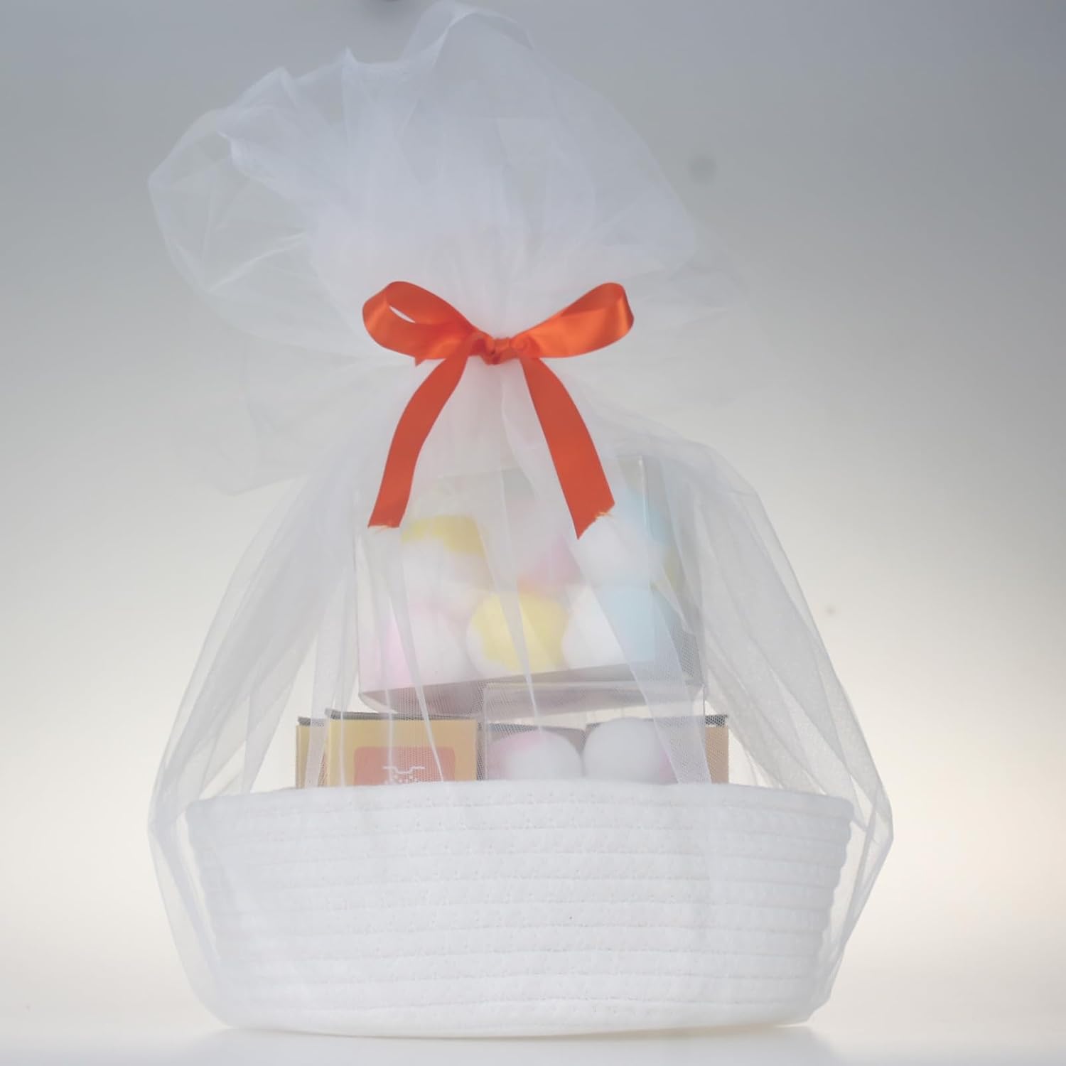 Amazon.com: MOUOGO Gift Baskets Empty - Small Woven Raffle Basket for ...