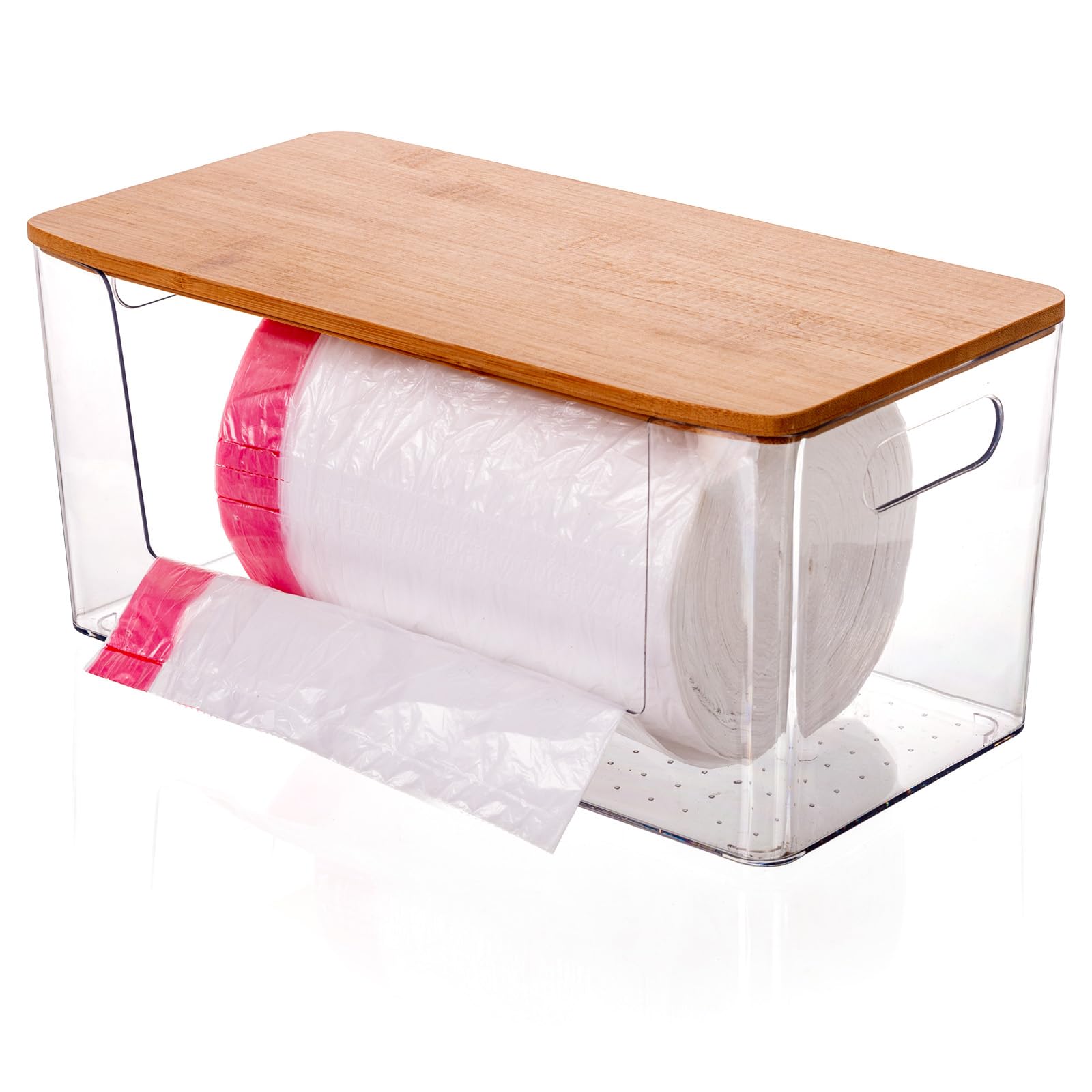 Amazon.com: Extra Large Trash Bag Holder with Lid, kimilus Acrylic ...