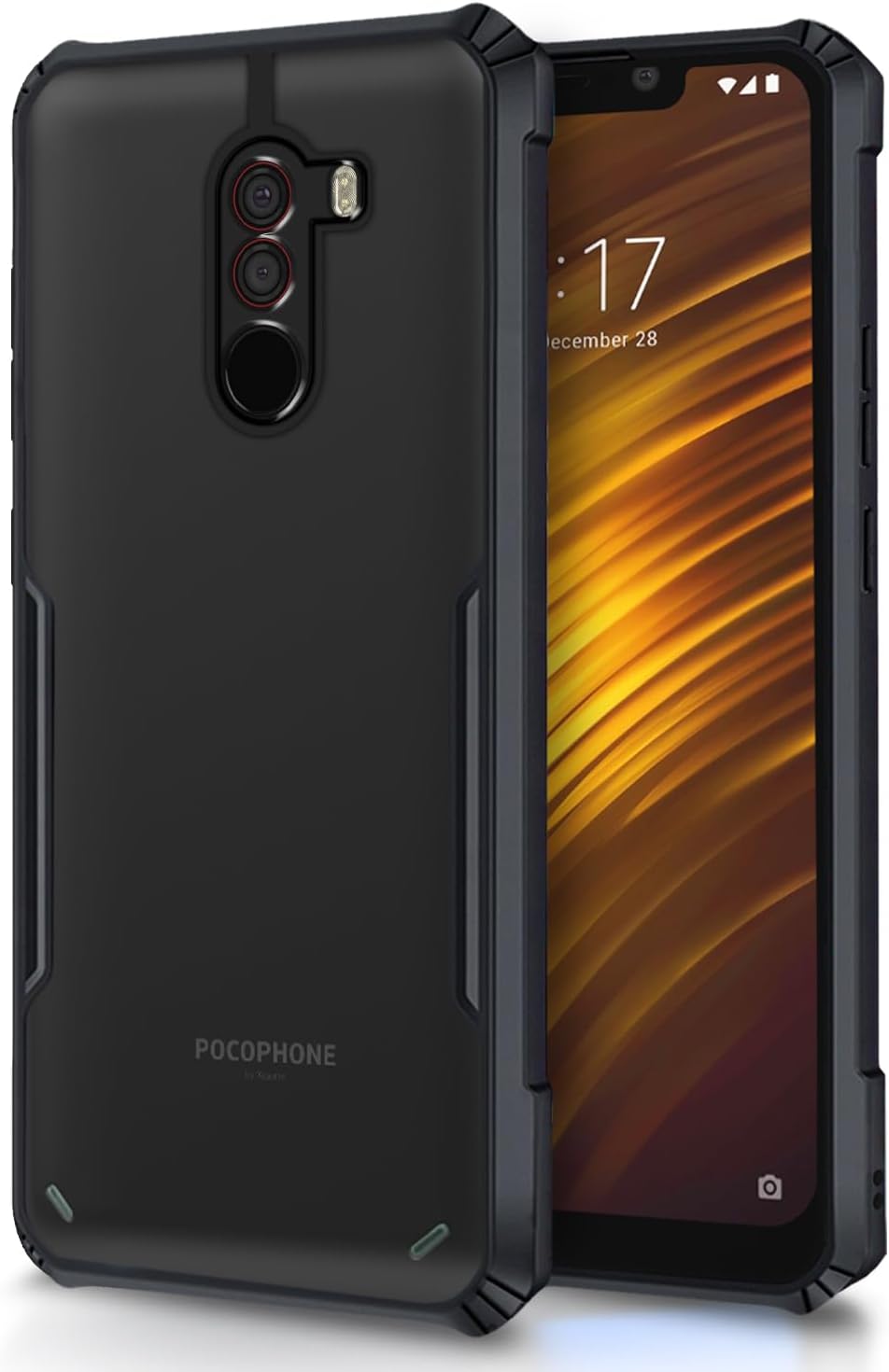 Pikkme Mi Poco F1 Back Cover Crystal Clear Transparent Back Ultra ...