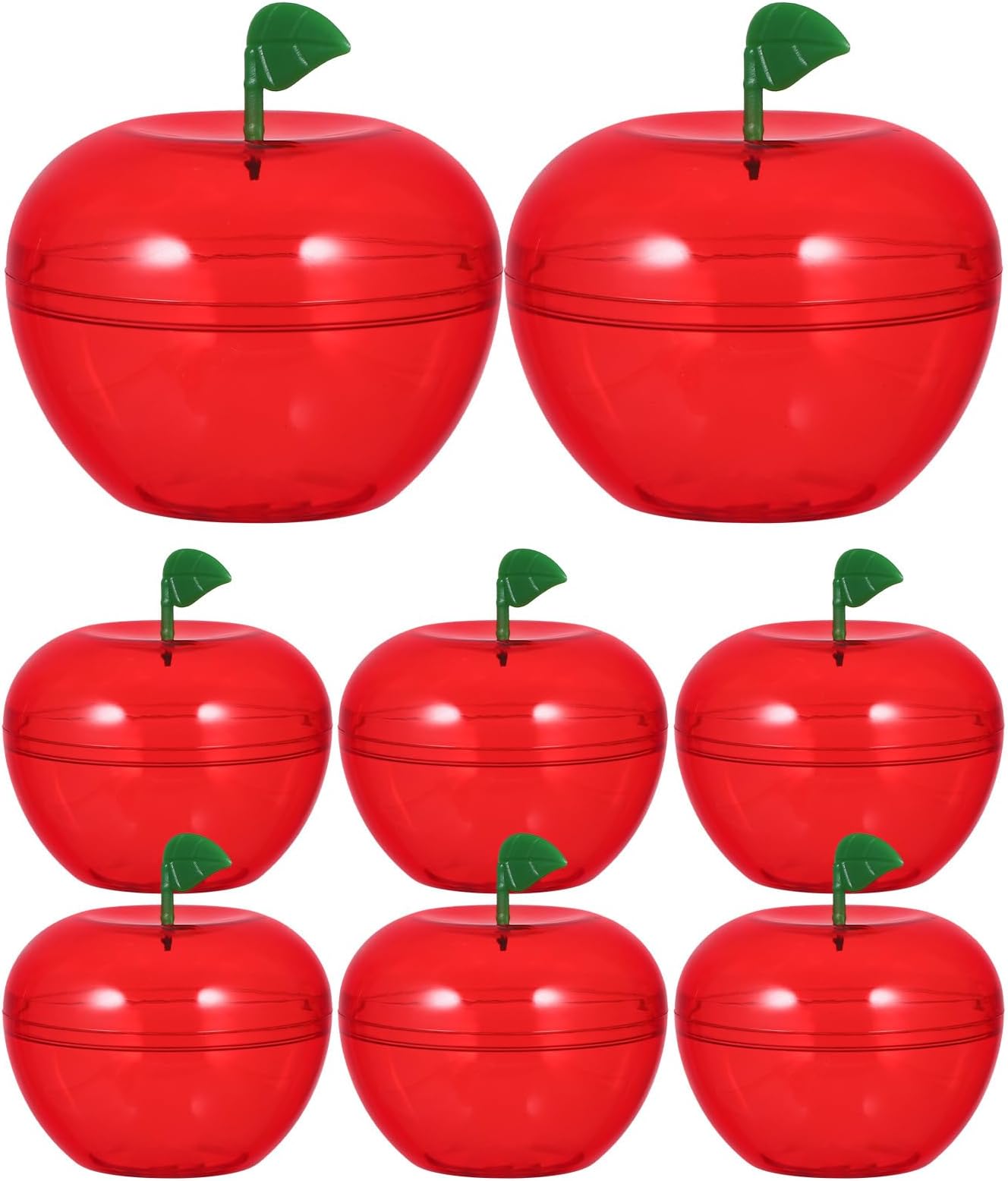 Amazon.com: MAGICLULU Red Favor Container 8PCS Fillable Red Apple ...