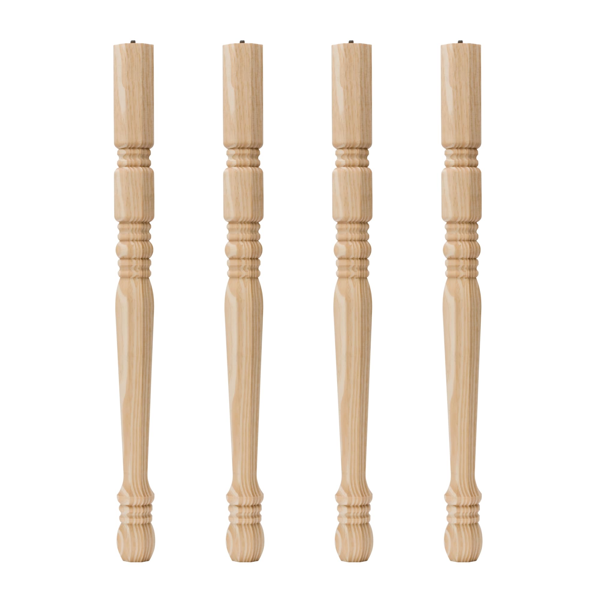 Amazon.com: Waddell Traditional Pine Table Leg (4 Count, 28" H) | Quick ...