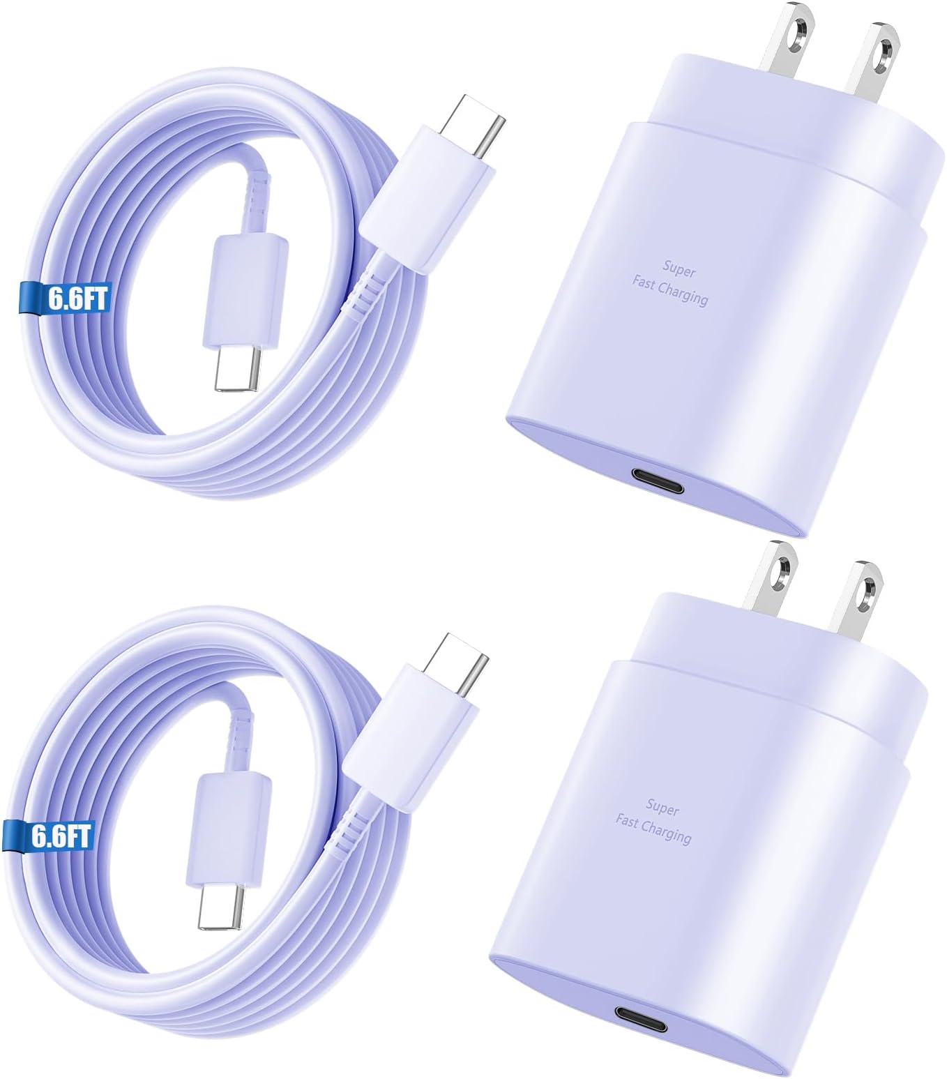 Amazon.com: Type C Charger 20W Super Fast USB C Charger Block with 6FT ...