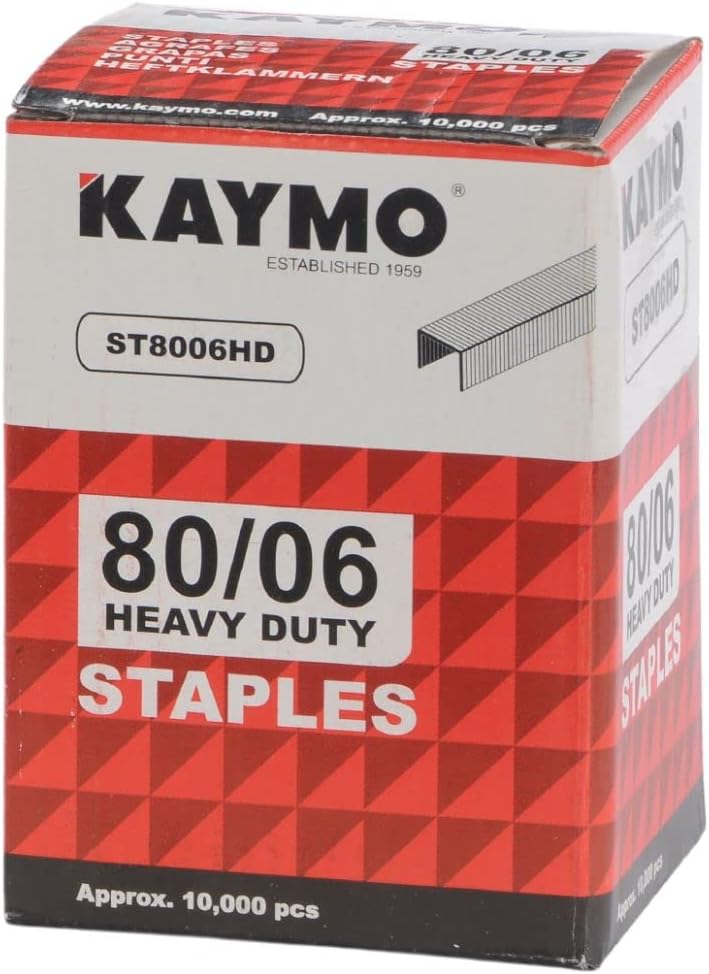 Kaymo 80 Series 8006 Heavy Duty Staple (10,000 Pieces) : Amazon.in ...