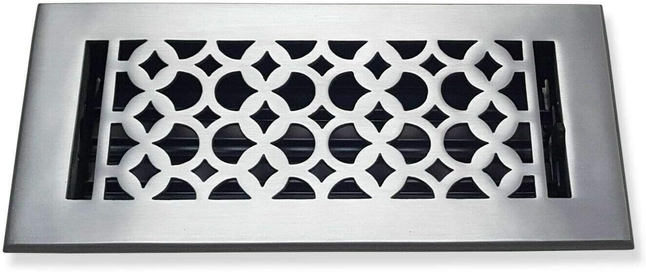 Prima Floor Register 4X10 Cast Aluminum VR-100 | Heavy Duty Walkable ...